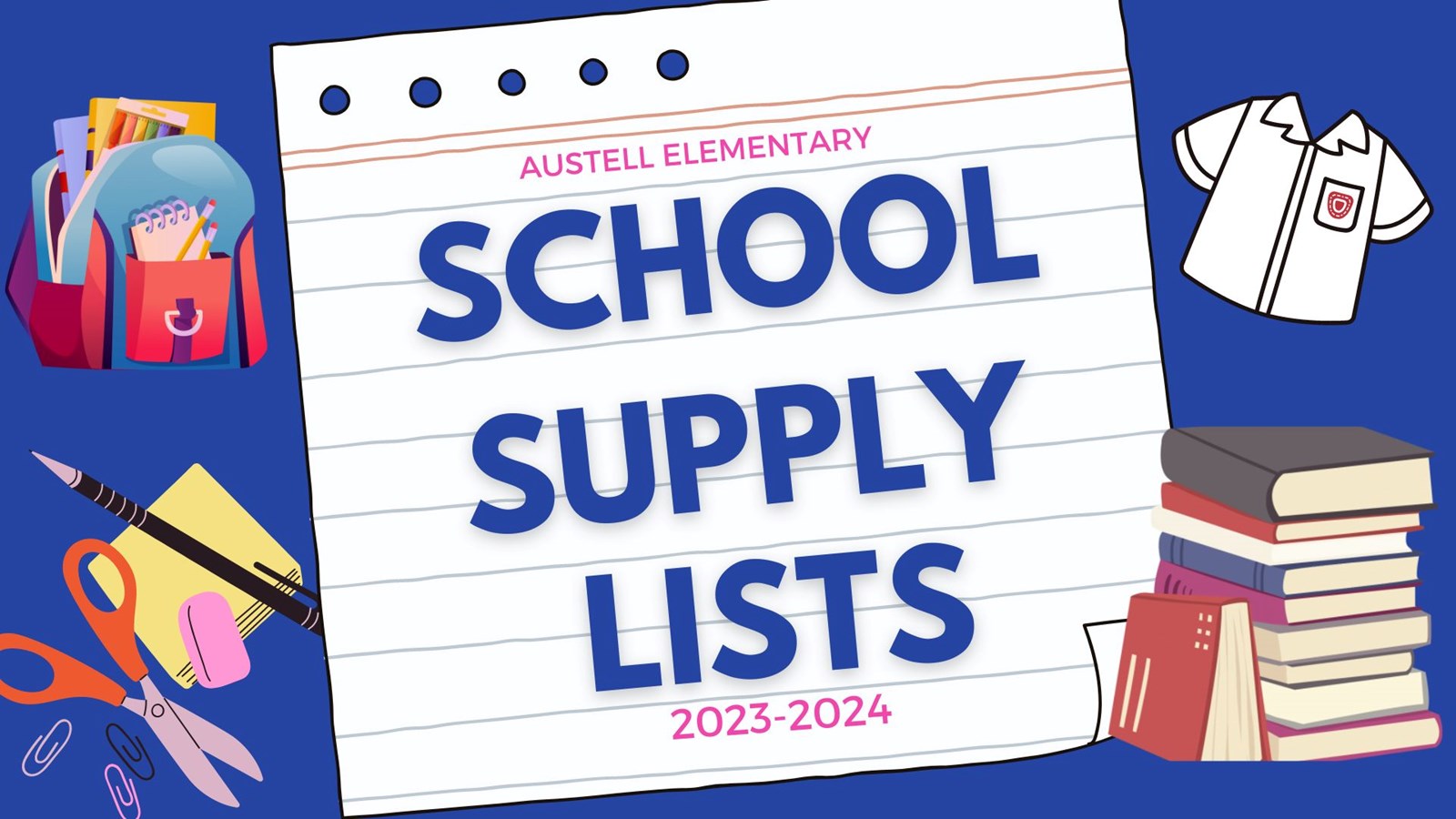 2023 24 School Supply Lists